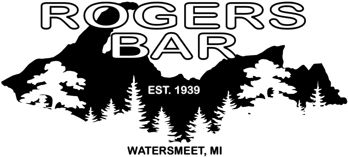 Rogers Bar Watermeet MI Near WI Border Restaurant Taco Pizza Beer